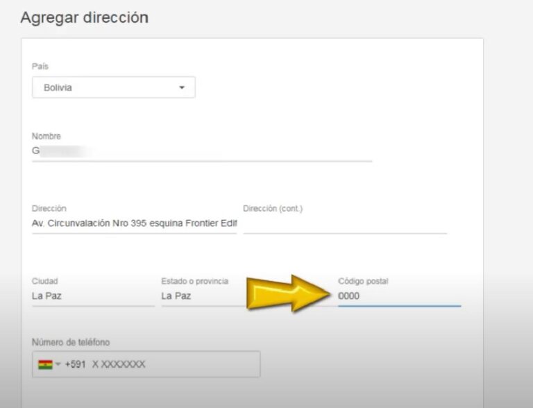CODIGO POSTAL DE BOLIVIA 2024